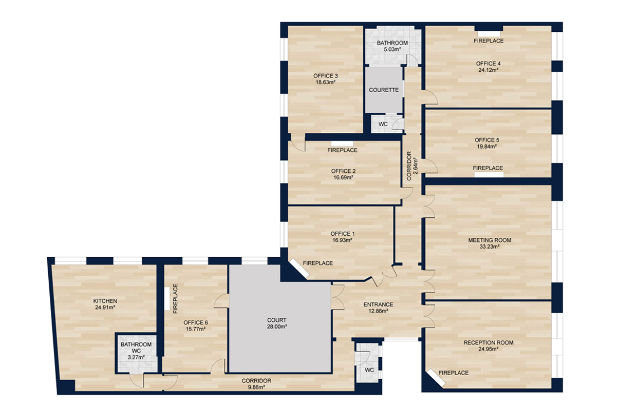 2D Floor Plan commercial - Plan It All