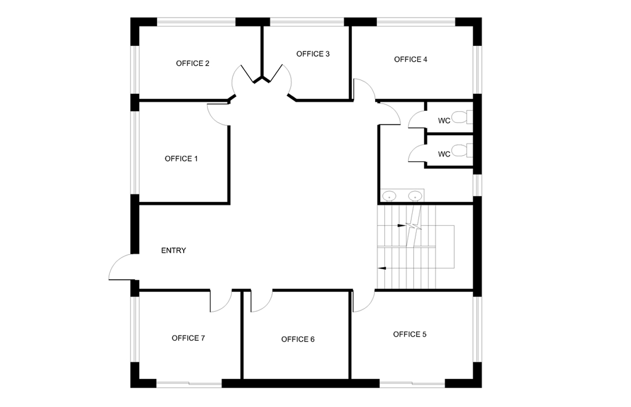 2D Floor Plan commercial - Plan It All
